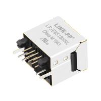 China LPJE651BHNL Tab Up Green/Yellow Led 1X1 Port Vertical RJ45 Modular Jack without Integrated Magnetics for sale