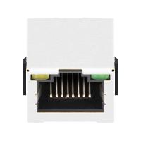 China LPJE651BHNL Tab Up Green/Yellow Led 1X1 Port Vertical RJ45 Modular Jack without Integrated Magnetics for sale
