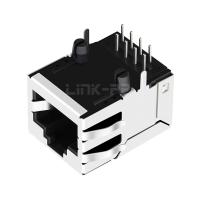 China LPJEF121CNL Tab UP Without Led 1X1 Port RJ45 Modular Jack Without Integrated Magnetics for sale