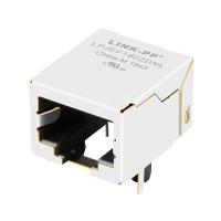 China LPJEF1802DNL Tab Down Without Led Side Entry Pcb Panel Mount RJ45 Jack Without Integrated Magnetics for sale