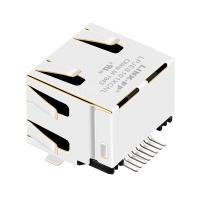 China LPJES101XCNL Tab Up Without LED 1X1 Port SMT RJ45 Jack Without Integrated Magnetics for sale