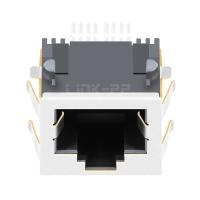 China LPJES101XCNL Tab Up Without LED 1X1 Port SMT RJ45 Jack Without Integrated Magnetics for sale