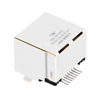 China LPJES101XDNL Side Entry Pcb 1X1 Port RJ45 Modular Jack Tab Up Without Led Without Integrated Magnetics for sale