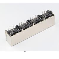 China LPJEF5240DNL Without LED 1X4 Port 8P8C Vertical RJ45 Jack Without Integrated Magnetics for sale