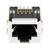 China LPJE101CNL-1 Tab Up RJ45 Modular Jack Without Integrated Magnetics 1X1 Port Without Led for sale
