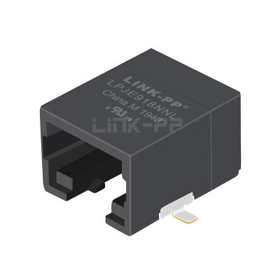 China LPJE918NNL 1X1 Port Without LED SMT RJ45 Modular Jack Without Integrated Magnetics for sale