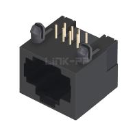 China LPJE101NNL Without LED 1X1 Port RJ45 Jack Tab UP Without Integrated Magnetics for sale