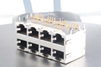 China LPJE308CNL RJ45 2x4 Pcb Jack Without Magnetics Transformer Without LEDs for sale