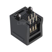 China Tyco 5520258-3 Compatible LINK-PP LPJE616NNL Tab Up Without LED 1X1 Port 6P6C RJ11 Jack for sale