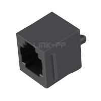 China Tyco 5520258-3 Compatible LINK-PP LPJE616NNL Tab Up Without LED 1X1 Port 6P6C RJ11 Jack for sale