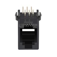 China LPJE8014NNL Without LED 1X1 Port 6p6c RJ11 Jack Tab Up without Integrated Magnetics for sale