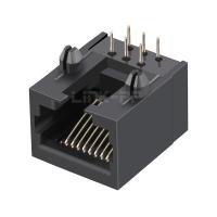 China LPJE174NNL 6p6c RJ11 Jack Without Integrated Magnetics Tab Down Without  LED for sale