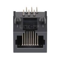 China LPJE174NNL 6p6c RJ11 Jack Without Integrated Magnetics Tab Down Without  LED for sale