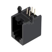 China WE 615004143821 Compatible LINK-PP LPJE8013NNL Tab Up Without LED 1X1 Port 4P4C RJ11 Jack for sale