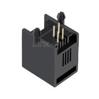 China WE 615004143821 Compatible LINK-PP LPJE8013NNL Tab Up Without LED 1X1 Port 4P4C RJ11 Jack for sale