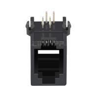 China LPJE0003NNL Tab Up Without LED 1X1 Port 4P4C RJ11 Jack for sale