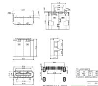 China Type C-31-M-12 100% Cross LINK-PP LPUSB1141 USB TYPE C 2.0 SMT 16PIN for sale