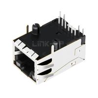 China LPJ2011K55NL 10/100 Base-T RJ45 Mag Jack with Transformer Tab Up Orange&Green/Orange&Green Leds for sale