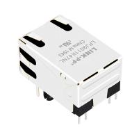 China Belfuse 08B0-1C1T-06-F Compatible LPJ9011K47NL 100 Base-T Cat5 RJ45 Magjack Tab UP Yellow&Green/Yellow&Green Leds for sale
