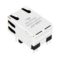 China LPJ9011K55NL 10/100 Base-T RJ45 Magjack Tab UP Orange&Green/Orange&Green Leds for sale