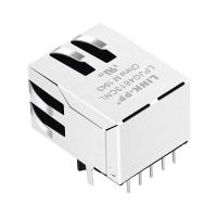 China Halo HFJ11-E1G01ERL Compatible LPJG4813CNL 1000 Base-T Ethernet RJ45 MagJack Tab Down Without Led for sale