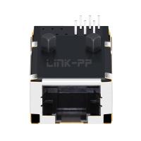 China Belfuse L8AL-1XX1-ED Compatible LPJK7401DNL 100 Base-T Low Profile RJ45 Magjack Tab Up Without Led for sale