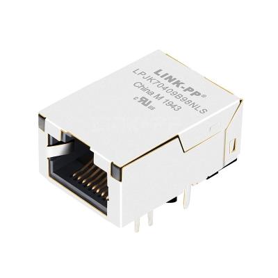 China LPJK70409B98NLS Low Profile RJ45 Magnetics jack 100 Base-T Tab Up Orange&Green/Yellow Leds for sale