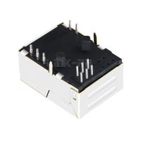 China LPJK70409B98NLS Low Profile RJ45 Magnetics jack 100 Base-T Tab Up Orange&Green/Yellow Leds for sale