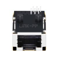 China LPJK70409B98NLS Low Profile RJ45 Magnetics jack 100 Base-T Tab Up Orange&Green/Yellow Leds for sale