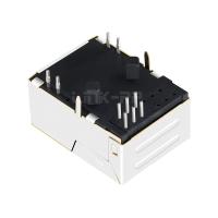 China LPJK7001BINL Low Profile RJ45 Magjack 100 Base-T Tab Up With Yellow&Green/Green Leds for sale