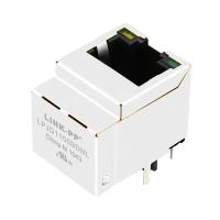 China Halo HFJV1-RP48-L12RL Compatible LPJD1155BDNL 100Base-T RJ45 POE Vertical MagJack With Rectifier Bridge Green/Green Leds for sale