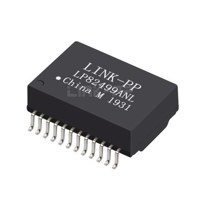 China PT61020L Compatible LP82499ANL 1000 Base -T Single Port PoE SMT Lan Transformer Modules 24 Pin for sale