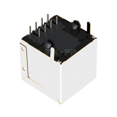 China LPJE812DNL 1X1 Port RJ45 Modular Jack Tab Up Without Led Without Integrated Magnetics for sale