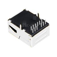 China Belfuse L837-1X1T-47 Compatible LPJK70409CNLS Low Profile RJ45 Mag jack 100 Base-T Tab Up Without Leds for sale