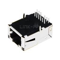 China Belfuse L837-1X1T-47 Compatible LPJK70409CNLS Low Profile RJ45 Mag jack 100 Base-T Tab Up Without Leds for sale