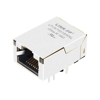 China LPJK7001BWNL 10/100 Base-T Low Profile RJ45 Mag jack Tab Up Green/Green Leds for sale