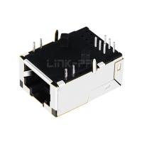 China LPJK7001BWNL 10/100 Base-T Low Profile RJ45 Mag jack Tab Up Green/Green Leds for sale