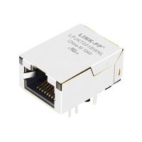 China Belfuse L829-1GX1-91 Compatible LPJK7001BWNL 100 Base-T Low Profile RJ45 Mag jack Tab Up Green/Green Leds for sale