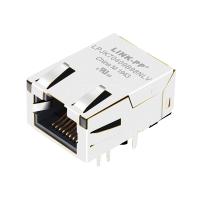 China LPJK70409B98NLV 100 Base-T RJ45 Mag jack Low Profile Tab Up Orange&Green/Yellow Leds for sale