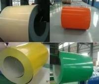 China Dx51d 0.3mm-6mm Thick Hot Dipped Color Coated Zinc Alume Steel Coil PPGI with Leveling and Customization for sale