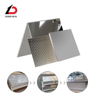 China Stainless Steel Plate/Sheet 304 316 410 201 202 0.3-60mm Thickness 2B/8K/Mirror/Embossed Surface for sale