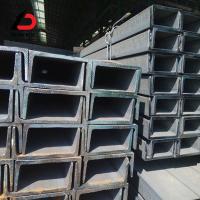 China U Channel Steel 50-400mm S235JR A36 Structural Steel with Galvanized/Black Finish for Construction for sale