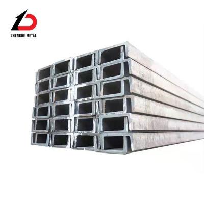 China Customized ASTM Mild Steel U Channel C Channel 5-19m Length with 7-15 Day Production Cycle for sale