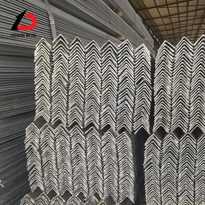 China A36 A53 Q235 Q345 Carbon Equal Angle Steel - 20mm to 45mm Sizes with Galvanized Finish for Structural Applications for sale