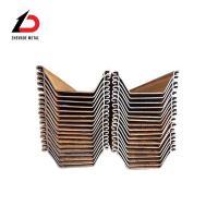 China Hot Rolled Steel Sheet Pile U Type Z Type 320-750mm Width 5-13mm Thickness for Retaining Walls for sale