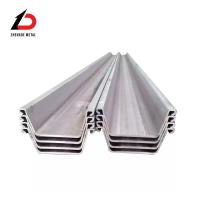 China Hot Rolled Steel Sheet Pile U/Z Type 320-750mm Low Carbon Mild Steel for Construction Applications for sale