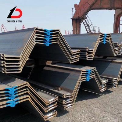 China U Type Hot Rolled Steel Sheet Pile 12m Length with 320-600mm Width Range for Construction Applications for sale