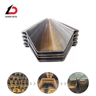 China Hot Rolled Steel Sheet Pile S235 S270 S355 1.5-5.5mm Thickness Corrosion Resistant Foundation Material for sale