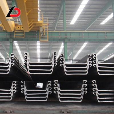 China S355 SY295 SY390 Carbon Steel Sheet Pile Z-Shape 320-600mm Width for Waterproof Construction for sale