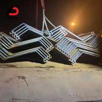 China S275 S355 S390 Hot Rolled Steel Sheet Piles 400x100x10.5mm Z U Type Carbon Structural Piling for sale